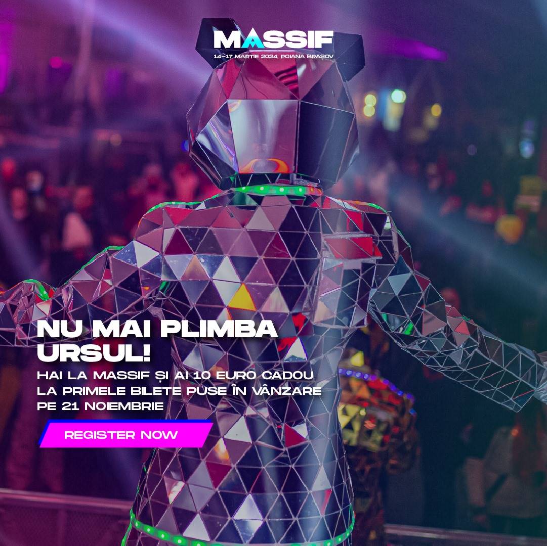 Au fost anunțate datele pentru Massif Festival 2024 din Poiana Brașov ...